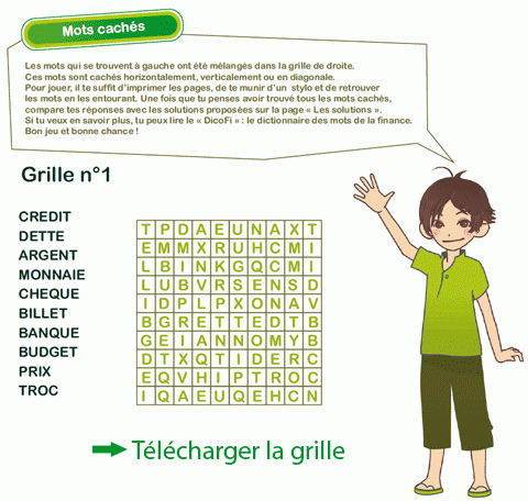 Mots cachés - La finance pour tous